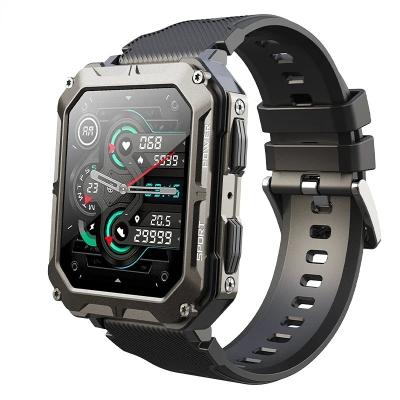 China Eraysun New C20 Pro Smart Watch Voice Assistant BT Wireless Call Business Sport IP68 Waterproof Wristwatch 380mAH Smart Watches for sale
