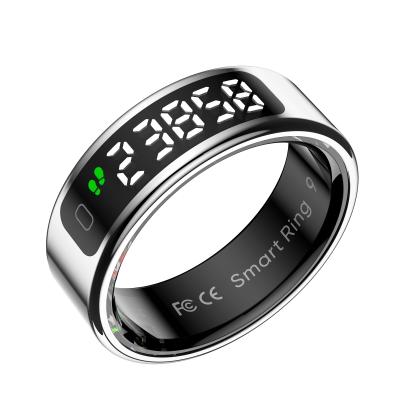 China Eraysun R11 Smart Ring Touch Screen with Display Health Tracker Manager Heart Rate Monitor Wireless Smart Rings for Men Women for sale