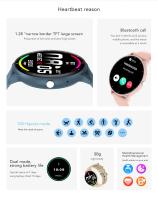 China Eraysun Fashion Relojes Smart Watches Full Touch Screen Sports Fitness Tracker IP67 Waterproof 1.28inch Smartwatch for Men Women for sale