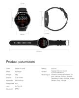 China Eraysun Fashion Relojes Smart Watches Full Touch Screen Sports Fitness Tracker IP67 Waterproof 1.28inch Smartwatch for Men Women for sale