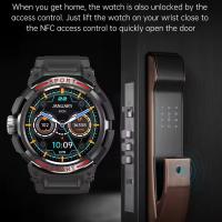 China Eraysun 2 in 1 SmartWatch With Earbuds TWS 1.43 HD Touch Screen HiFi Sound Speaker Fitness Sports NFC Man Rugged Smart Watches for sale