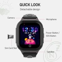 China Eraysun Kids Boys Smart Watch 4G With Sim Card 1000mAh GPS WIFI Location Tracker SOS Video Call IP67 Smart Watch for Children for sale