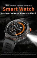 China Outdoors Y101 Smart Watch 1.43inch Amoled 730mAh GPS 3ATM Flashlight Air Pressure Altitude Sports Watches Men Smartwatch for sale