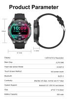 China Fashionable Round Sport Watch for Men Women Calling Health Monitoring IP67 Fitns Exercise G54 Smart for sale