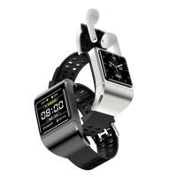 China Eraysun 2 in 1 Bt Calling Smart Watches Waterproof Reioj Smart Watch With Earbuds Touch Screen Tws Earbuds Earphone for sale