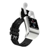 China Eraysun 2 in 1 Bt Calling Smart Watches Waterproof Reioj Smart Watch With Earbuds Touch Screen Tws Earbuds Earphone for sale