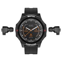 China Eraysun 2 in 1 Bt Call Function Smartwatch Pressure Smart Watch With Earbuds Bracelet Tws Earbuds for sale