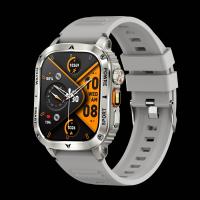 China AK80 Smart Watch 2.01inch IPS Big Screen BT Call Flashlight for Sport Outdoors Health Men IP68 Waterproof Dafit Smartwatch for sale