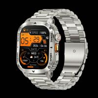 China AK80 Smart Watch 2.01inch IPS Big Screen BT Call Flashlight for Sport Outdoors Health Men IP68 Waterproof Dafit Smartwatch for sale