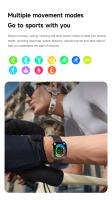 China Hot U17 Smart Watch Ultra-thin Curved Square Screen AMOLED 1.85inch BT Call IP68 Deep Waterproof H Band APP 3D Menu Smartwatch for sale