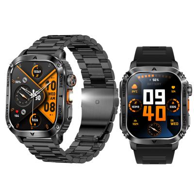 China Outdoors AK80 Smart Watch for Men 2.01inch Dial Call Answering AI Voice Assistant Flashlight IP68 Waterproof Fitness Smartwatch for sale
