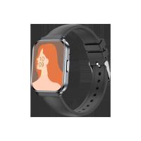 China CD06 Metal Smart Watch for Women Lady Fashion 1.75inch Square Screen Ultra Thin 7.3mm Health Monitor IP68 Fitcloudpro Smartwatch for sale