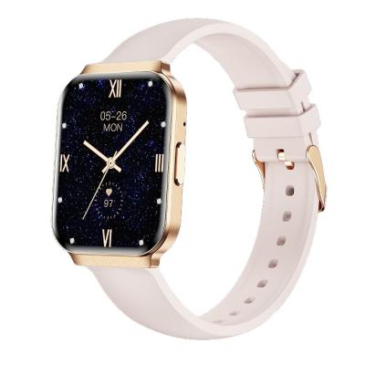 China CD06 Metal Smart Watch for Women Lady Fashion 1.75inch Square Screen Ultra Thin 7.3mm Health Monitor IP68 Fitcloudpro Smartwatch for sale