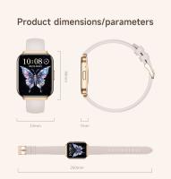 China Fashion Ultra-Thin Smartwatch 1.75inch Health Monitoring IP68 Waterproof Relojes Lady Wrist Watches CD06 Smart Watch for Women for sale