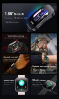 China Curved Amoled Smart Watch U17 BT Calling 1.85