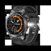 China Eraysun GPS Outdoor Sports Y101 Smart Watches 1.43inch AMOLED 3ATM Waterproof Flashlight BT Call Big Battery 730mah Smartwatch for sale