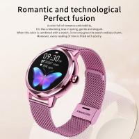 China Eraysun Fashion Ladies Smartwatch 1.2inch Female Cycle Reminder DaFit Calling Fitness Touch Screen IP67 G208 Smart Watches for sale