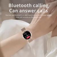 China Eraysun Fashion Ladies Smartwatch 1.2inch Female Cycle Reminder DaFit Calling Fitness Touch Screen IP67 G208 Smart Watches for sale