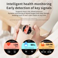 China Eraysun Fashion Ladies Smartwatch 1.2inch Female Cycle Reminder DaFit Calling Fitness Touch Screen IP67 G208 Smart Watches for sale