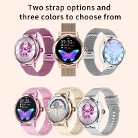 China Eraysun Fashion Ladies Smartwatch 1.2inch Female Cycle Reminder DaFit Calling Fitness Touch Screen IP67 G208 Smart Watches for sale
