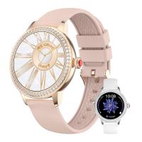 China Eraysun China TK26 Lady Smart Watch With Round 1.26inch Fashion Cheap Waterproof 2025 IP67 Waterproof Female XOFIT Smartwatch for sale