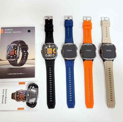 China Eraysun QX12 Outdoor Sport Smartwatch with LED Flashlight 1.96