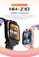 China Eraysun New Android HW-Z10 Smart Watch Dual Camera HD Video Call GPS WIFI SOS Children Phone With Sim Card 4G Kids Smart Watches for sale