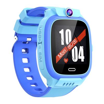 China Eraysun 4G Girls Boys Children Camera Tracker Waterproof IP67 WIFI SOS LBS Location History Kids Smart Watch for sale