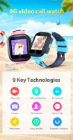 China Eraysun Newest Waterproof Kids Smart Watch With GPS Tracker and 4g Video Call Supports SIM Cards for sale