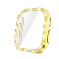 China PC Single Drill Electroplated Shell Film Integrated Shell for Apple Watch Series 11/10 42mm 46mm Protector Watch Case for sale