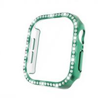 China PC Single Drill Electroplated Shell Film Integrated Shell for Apple Watch Series 11/10 42mm 46mm Protector Watch Case for sale