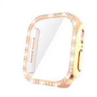 China PC Single Drill Electroplated Shell Film Integrated Shell for Apple Watch Series 11/10 42mm 46mm Protector Watch Case for sale