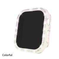 China Eraysun PC Single Drill Plating Peep Proof Shell and Film One Shell for Apple Watch Series10 42mm 46mm Protector Watch Case for sale