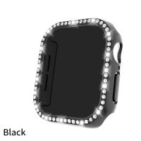 China Eraysun PC Single Drill Plating Peep Proof Shell and Film One Shell for Apple Watch Series10 42mm 46mm Protector Watch Case for sale