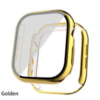 China Eraysun Electroplated Integrated Shell Membrane for Apple Watch Series10 42mm 46mm Protector Watch Case Accessories for sale