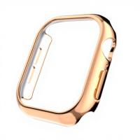 China Eraysun Electroplated Hollow Watch Cover Case Accessories for Apple Watch Series10 42mm 46mm Protector Watch Case for sale