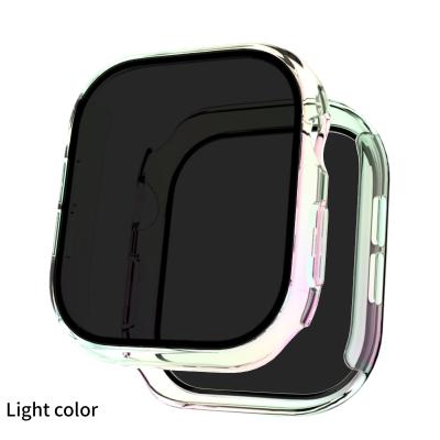 China Eraysun Electroplating Anti-peeping Shell Film Integrated for Apple Watch Series10 42mm 46mm Protector Watch Case for sale