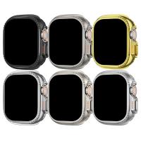 China Eraysun Luxury Metal Bumper Case for Apple Watch 49mm Protector Frame Cover  Stainless Steel Watch Cover for sale