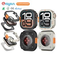 China Eraysun Metal Case for Apple Watch Ultra 2 46mm Protector Case Aluminum Cover Bumper Frame for IWatch 10 9 8 SE Watch Cover for sale