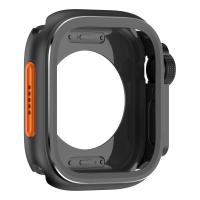 China Metal Bumper Case for Apple Watch 46/45/44mm Protector Frame Cover for IWatch Series 11 10 9 6 5 Change to Ultra 2 49mm for sale