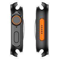 China Metal Bumper Case for Apple Watch 46/45/44mm Protector Frame Cover for IWatch Series 11 10 9 6 5 Change to Ultra 2 49mm for sale