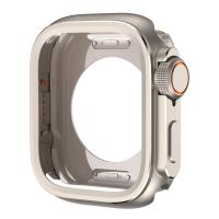 China Metal Bumper Case for Apple Watch 46/45/44mm Protector Frame Cover for IWatch Series 11 10 9 6 5 Change to Ultra 2 49mm for sale