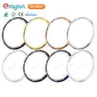China Eraysun One Row Diamond Metal Bezel Ring Cover for Samsung Galaxy Watch 8 Classic Watch Cover Case for sale