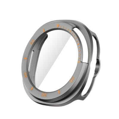 China Integrated Tempered Glass Case for Samsung Galaxy Watch 8 Classic With Scale Watch Cover Case Accessories for sale