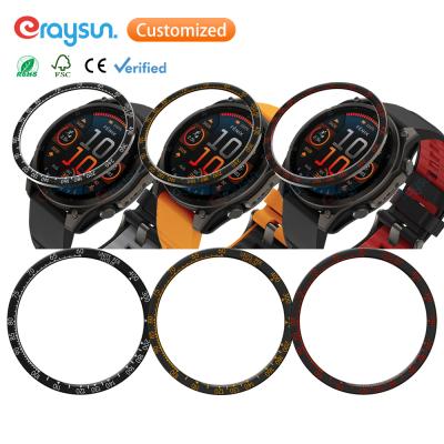 China Eraysun Metal Bezel for Garmin Fenix 8 51MM 47MM 43MM Smart Watch Time/Speed Scale Frame Protective Ring Bumper for sale