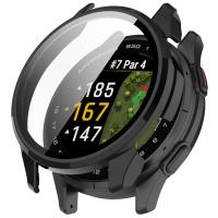 China Eraysun Tempered Glass Case for Garmin Approach S50 Watch Full Coverage Bumper Protective Shell Screen Protector for sale