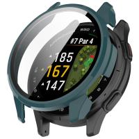 China Eraysun Tempered Glass Case for Garmin Approach S50 Watch Full Coverage Bumper Protective Shell Screen Protector for sale