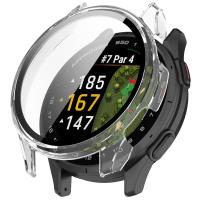China Eraysun Tempered Glass Case for Garmin Approach S50 Watch Full Coverage Bumper Protective Shell Screen Protector for sale