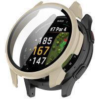 China Eraysun Tempered Glass Case for Garmin Approach S50 Watch Full Coverage Bumper Protective Shell Screen Protector for sale