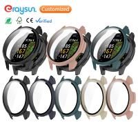 China Eraysun Tempered Glass Case for Garmin Approach S50 Watch Full Coverage Bumper Protective Shell Screen Protector for sale